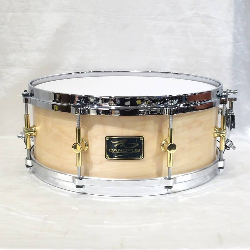 CANOPUS MO-1455DH [MO Snare Drum 14''5.5'' - Natural Oil] | Reverb