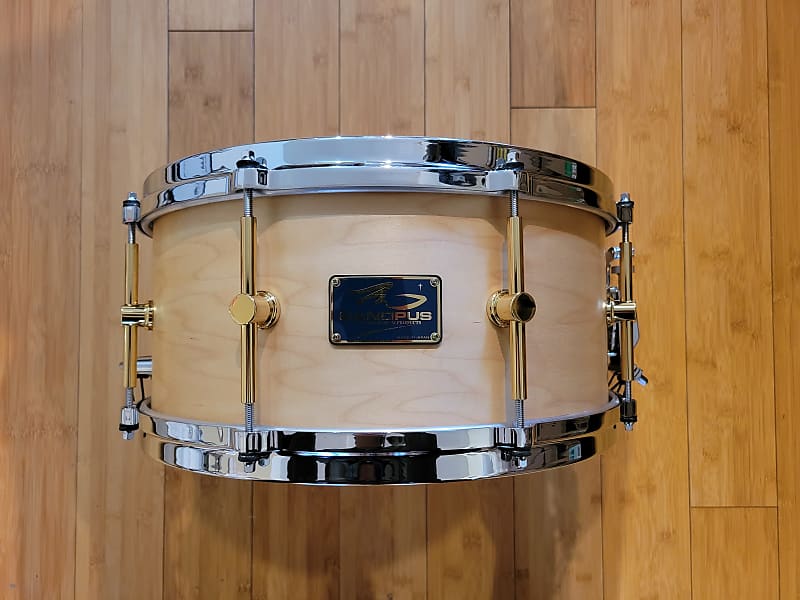 Snares - Canopus Drums 6.5x14 10Ply Maple Snare Drum (Natural | Reverb