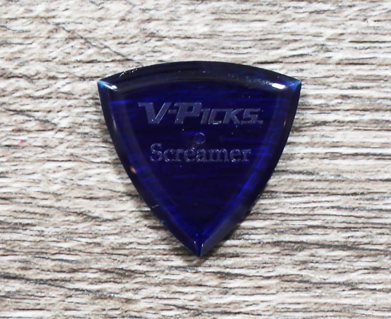 V-Picks Sapphire Blue Screamer Custom Guitar Pick 2.75mm | Reverb