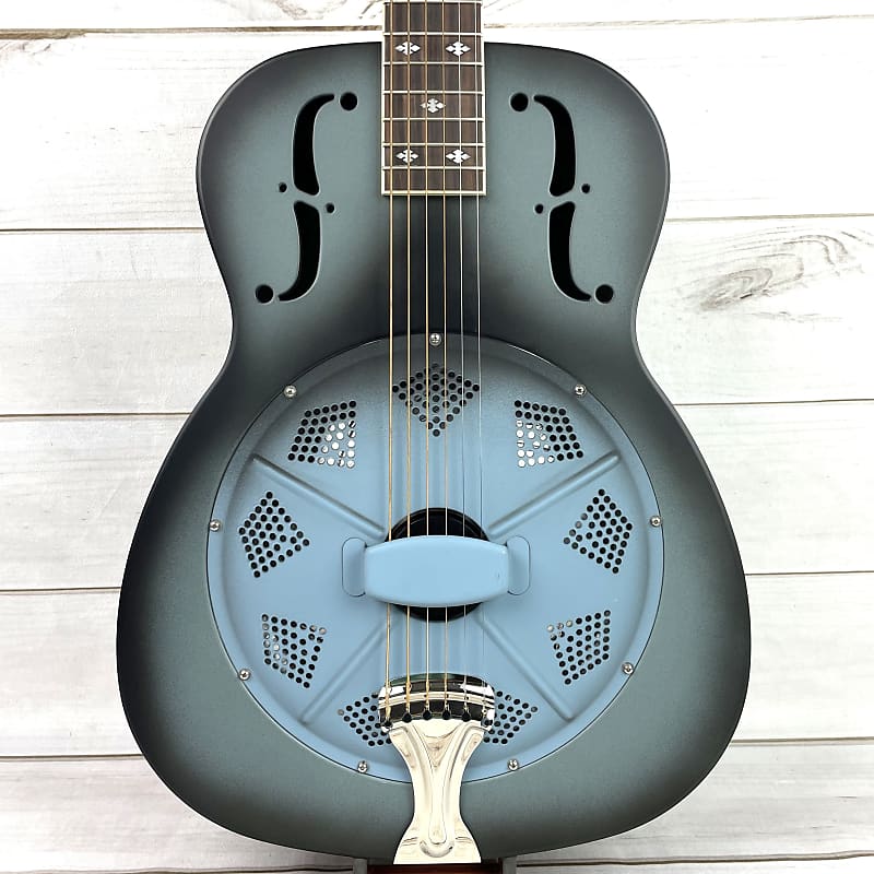 Royall Resonators FB Blues Hound Stoneburst Blue Finish 14 | Reverb