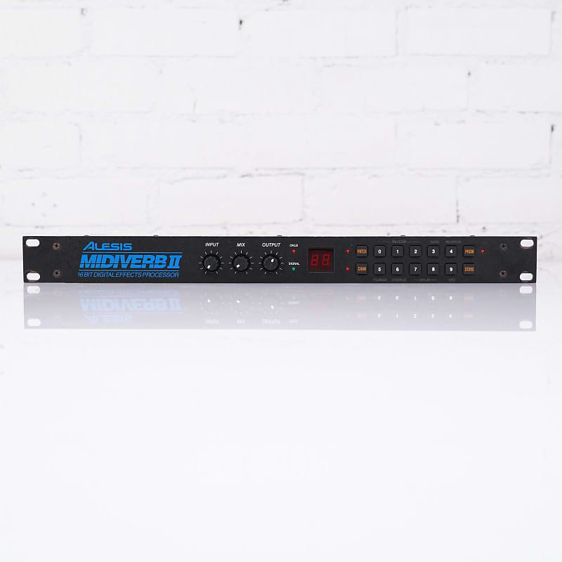 Alesis MIDIVerb II 16-Bit Digital Effects Processor No | Reverb