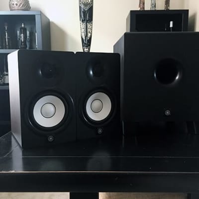 Yamaha HS8 Powered Studio Monitor Pair with Hs8s Subwoofer | Reverb