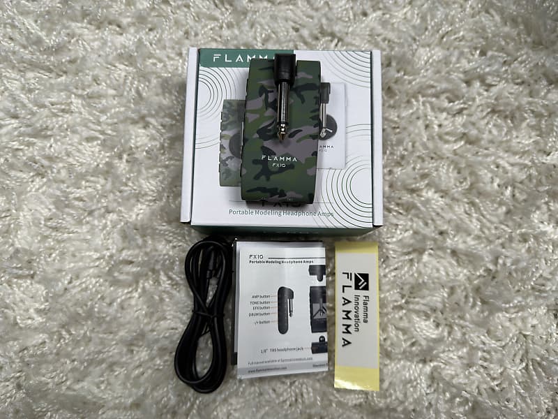 FLAMMA FX10 Guitar Headphone Amplifier Portable - Bulit in 14 | Reverb