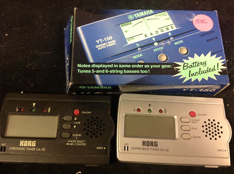 Analog Instrument Tuners Plug in Old School Set of 3 | Reverb