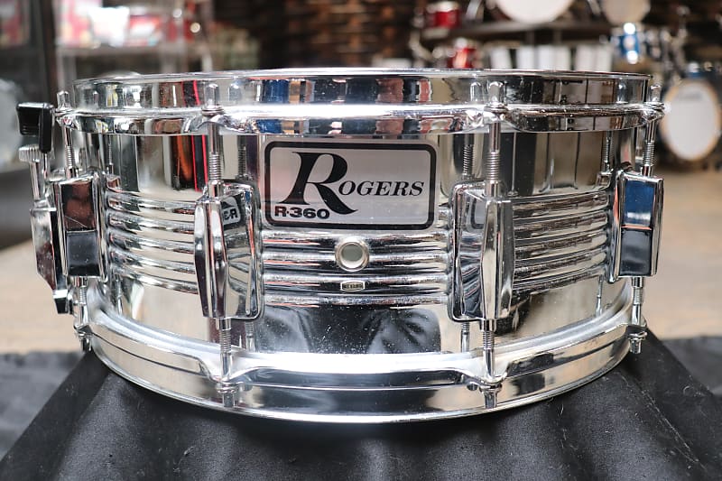 Rogers R-360 Steel Snare Drum | Reverb