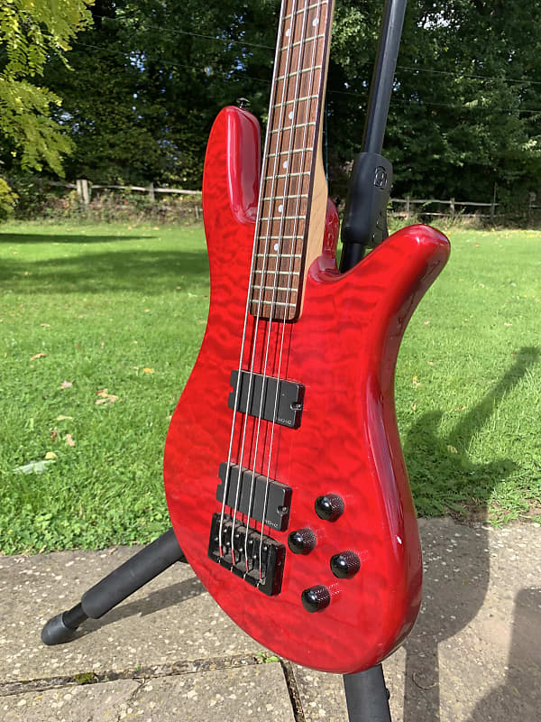 Spector Legend 4 Classic Trans Red Gloss | Reverb