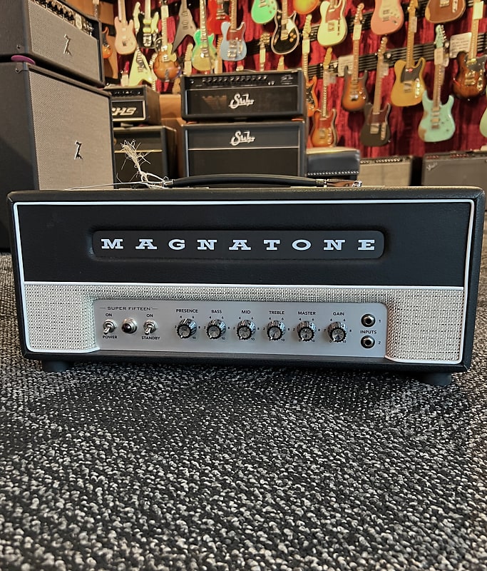 Magnatone Super Fifteen Head - 15 Watt Tube Guitar Amp Head, | Reverb