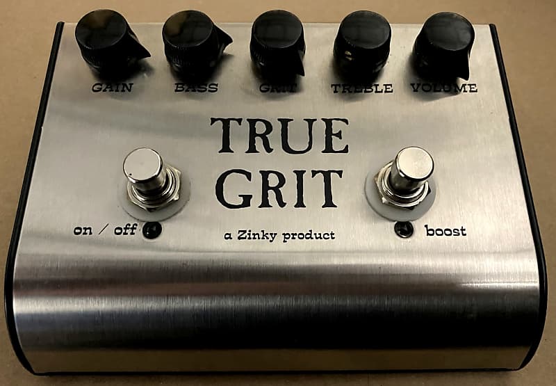Zinky True Grit Overdrive Distortion Boost Pedal with Box & | Reverb