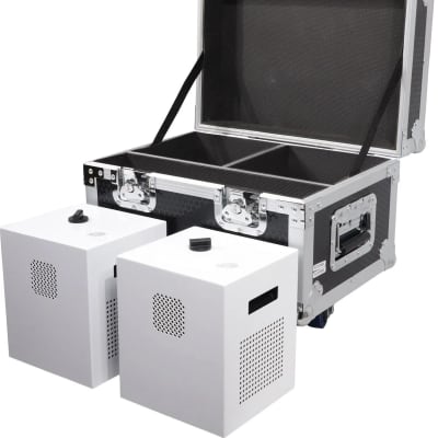 BlitzzFX Set of two Cold Spark Machines with White Covers and | Reverb