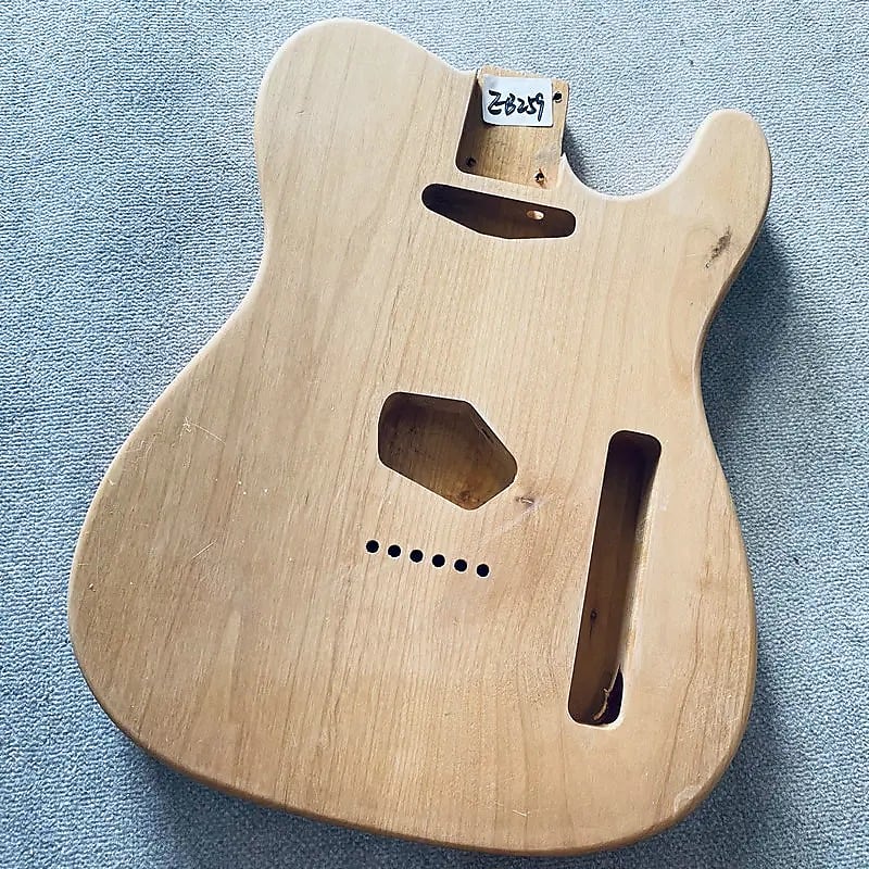 Alder Wood Telecaster Tele Style Guitar DIY Project Body | Reverb