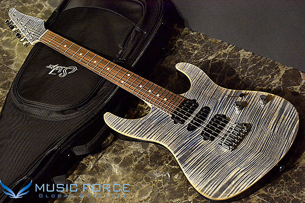 Suhr Modern Pro HSH FMT Trans Blue Denim/Slate | Reverb