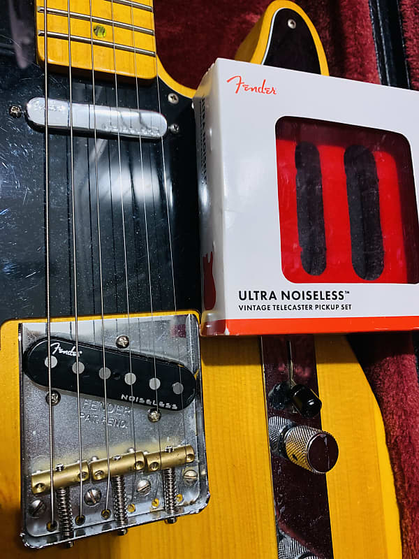 Fender Ultra Noiseless Vintage Telecaster Pickup Set | Reverb