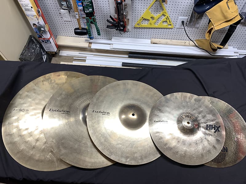 Sabian® HHX Evolution Cymbal Set (Dave Weckl Signature | Reverb