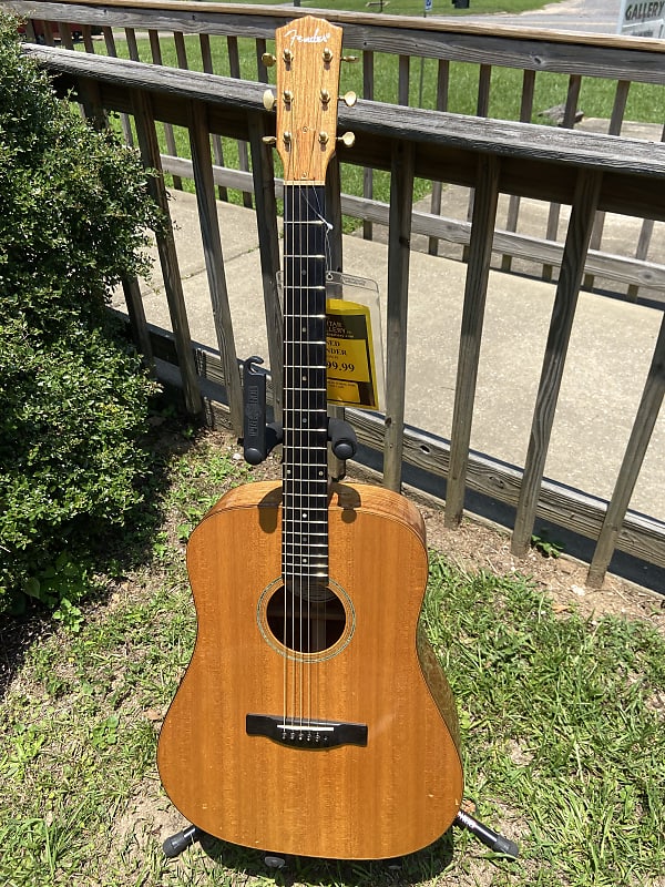 Fender ESD-10 Natural solid wood | Reverb