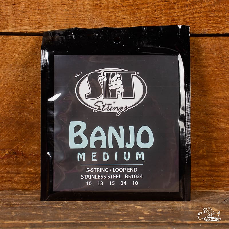 S.I.T Banjo Loop-End Stainless Steel 5-Strings Medium | Reverb