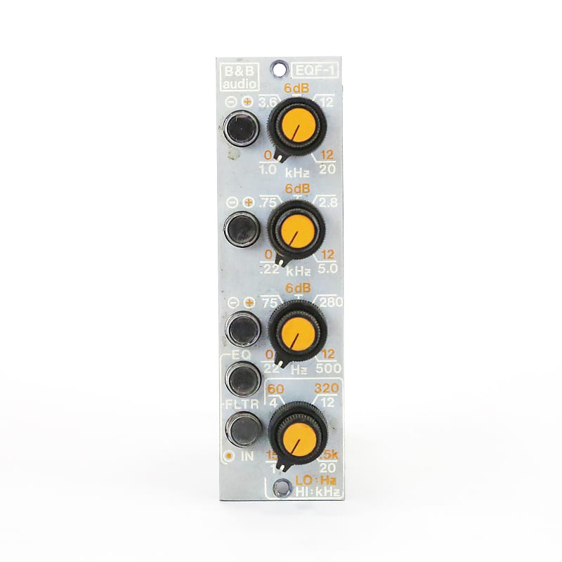 1976 B&B audio / Aphex EQF-1 Blue Anodized Vintage 500-Series | Reverb