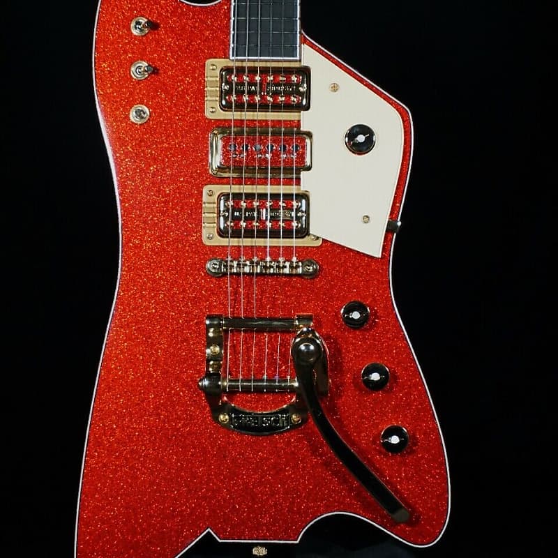 Billy Bo Falcon Gretsch USA Custom Shop 3 Pickup Red Sparkle | Reverb