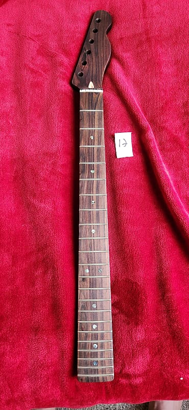 Telecaster tele all rosewood #12 replacement neck, 9.5 | Reverb