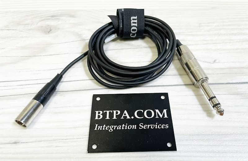 Best-Tronics Pro Audio 6 Foot TA3M Mini-XLR Male to 1/4" TRS | Reverb