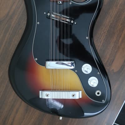Vintage 1960s EKO Cobra 12 String Electric Guitar Very Clean | Reverb
