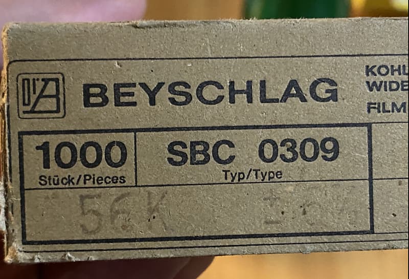 Beyschlag SBC0309 56k Factory box | Reverb