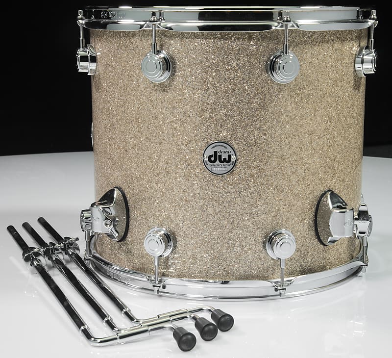 DW Collector's Series Floor Tom 14x16 - Broken Glass | Reverb