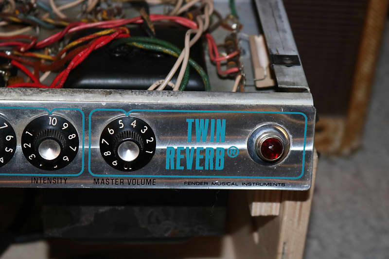 Complete 1970s Fender Twin Reverb Chassis - Fully Working | Reverb