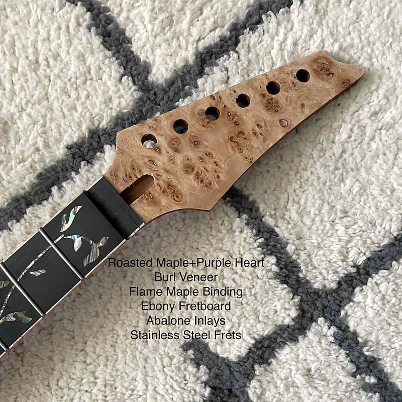 ibanez j custom style rg jem guitar roasted maple neck with | Reverb