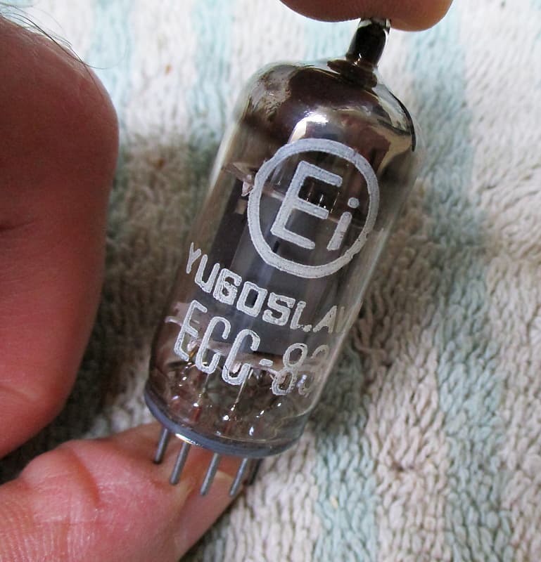 Ei ECC-83 12AX7 smooth plates made in Yugoslavia ca. | Reverb