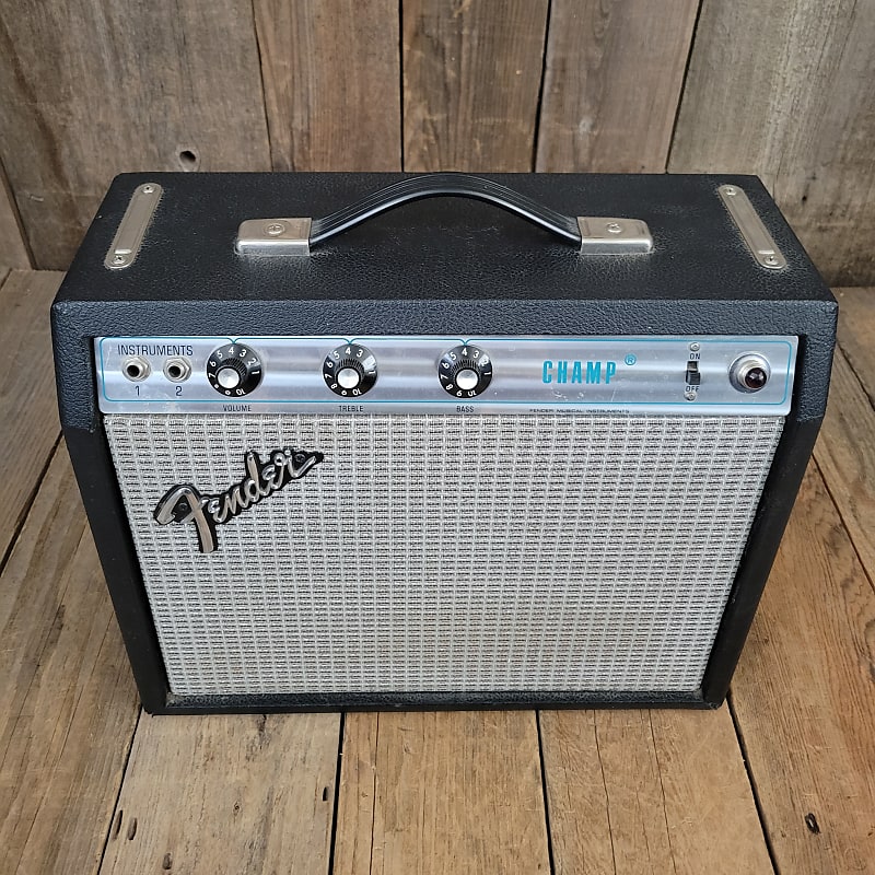 Fender Champ Amp with Skip Simmons Princeton Tone Mod 1976 - | Reverb