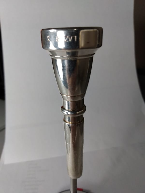 LAZER 3 LEON MERIAN "ICI" Silverplated Trumpet Mouthpiece | Reverb