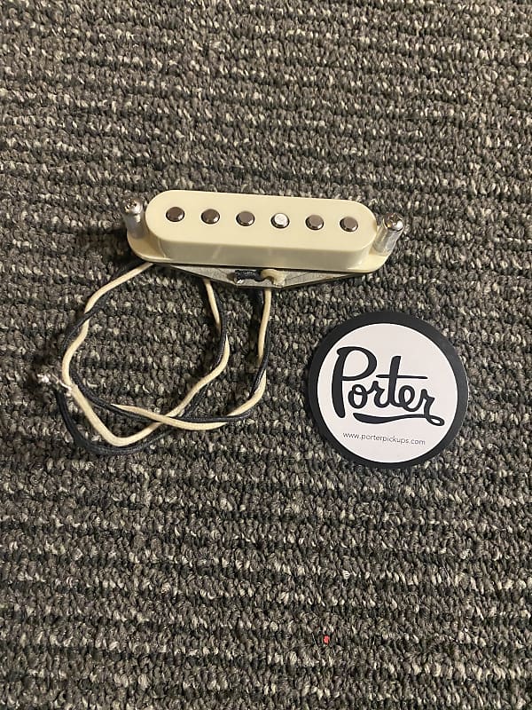 Porter Pickups Vintage Custom Strat Neck Pickup - Aged White | Reverb