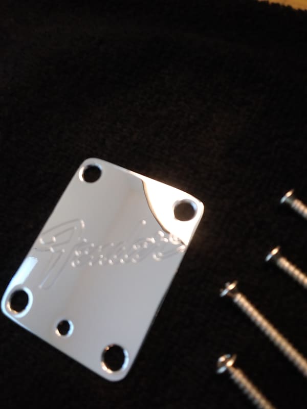 Fender Neck Plate American Standard Stratocaster Micro Tilt | Reverb