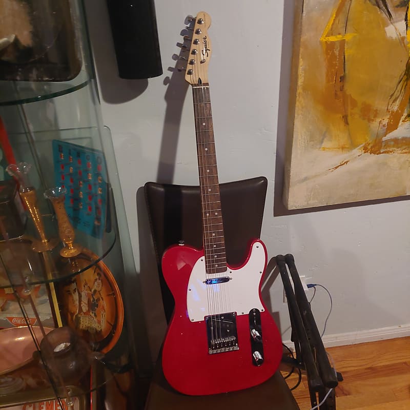 Fender Telecaster Custom Body Paint 2000s Red Sparkle | Reverb