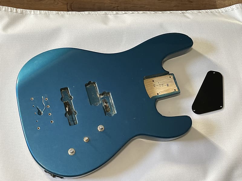 1988 Japan Charvel Jackson Model 2B P & J Electric Blue Bass | Reverb