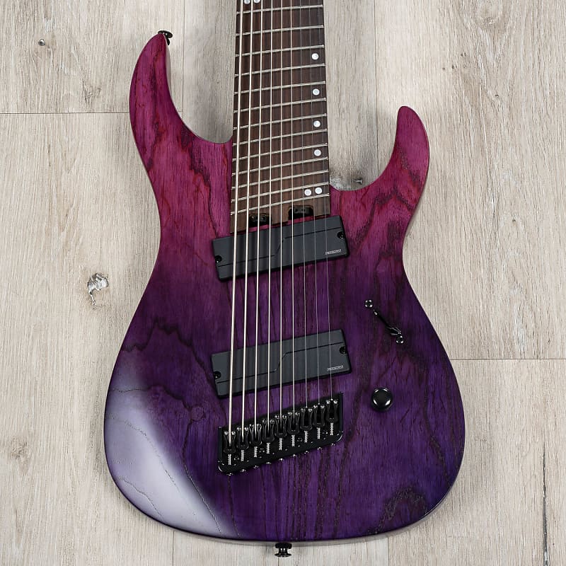 Legator Ninja N9 Multi-Scale 9-String Guitar, Ebony | Reverb