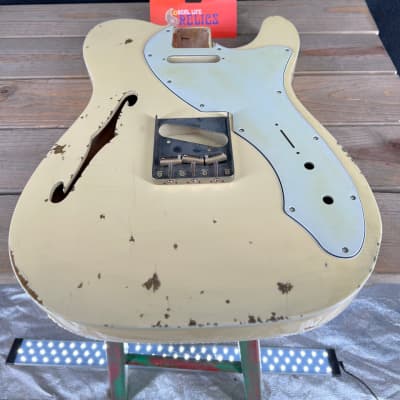 Real Life Relics Nitro 69 Thinline Tele® Telecaster® Body | Reverb