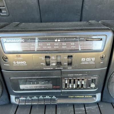 Panasonic RX-CS710 Early 1990s - Black | Reverb