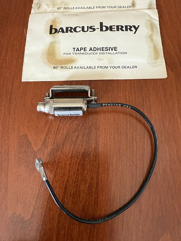 Barcus-Berry violin pickup - Used with Model 1330 preamp | Reverb