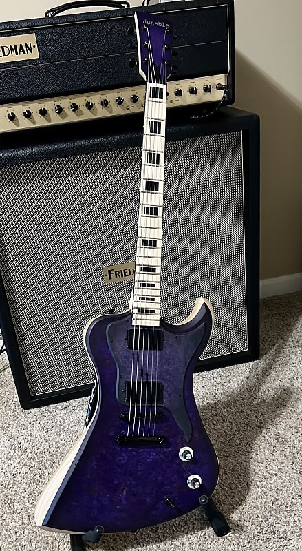 Dunable R2 2022 - Trans Purple Burst Satin / Nitro Lacquer | Reverb