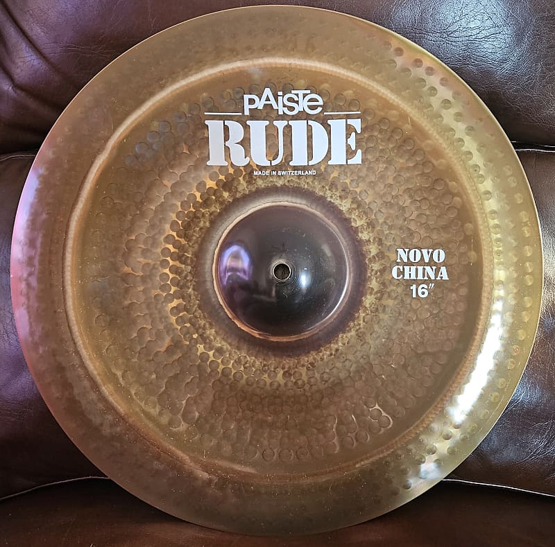 Paiste 16" RUDE Novo China | Reverb