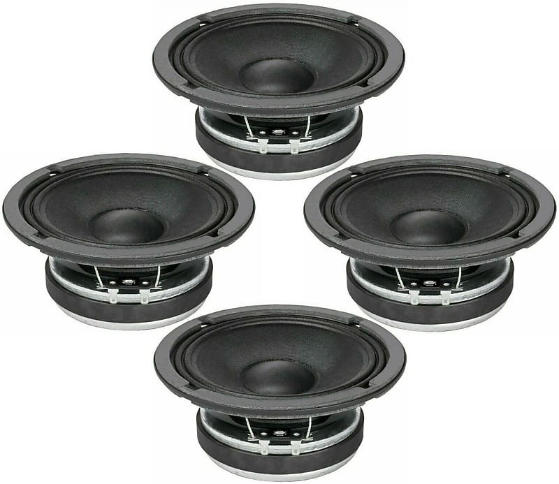 4x Faital Pro 8FE200 8" Midrange / Midbass 260 Watts Car | Reverb