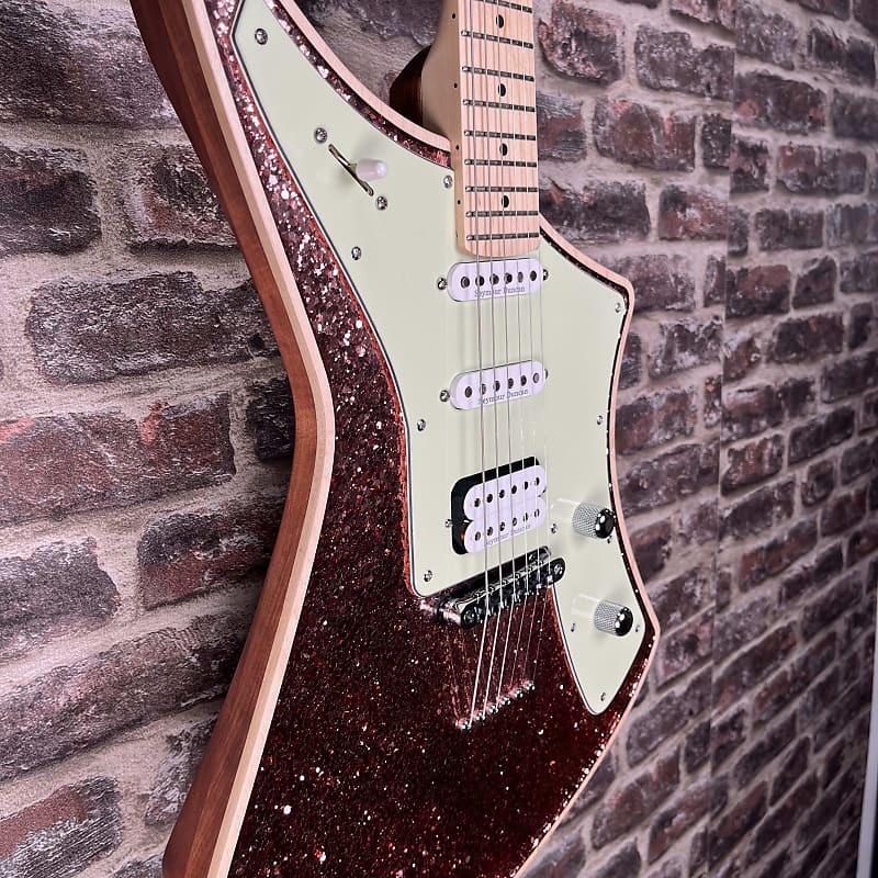 Cream Guitars Revolver Pink Glitter | Reverb UK