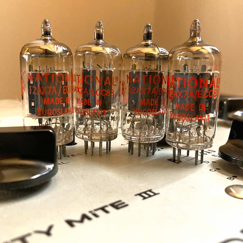 4x Yugo/EI 12AX7/ECC83 Tubes - Telefunken Copies - Made In | Reverb
