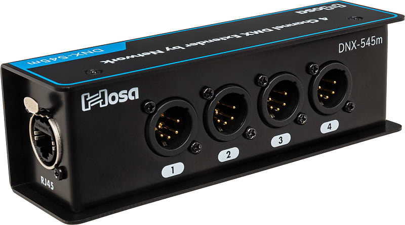 Hosa DNX-545M DMX Extender - 5-pin XLR Male to Ethernet/Cat | Reverb