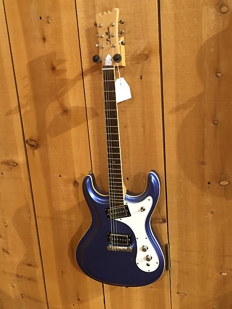 Dillion Mosrite Ventures Clone DMG-75 Blue Metallic stop | Reverb