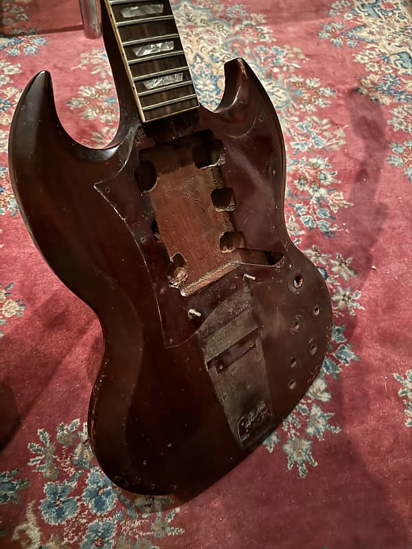 Gibson 1966 SG Standard Husk Project - Cherry | Reverb Australia