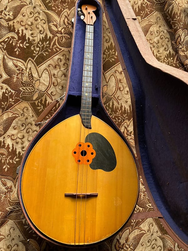 Domra Bass 3-string Ukrainian Folk Instrument USSR Vintage | Reverb