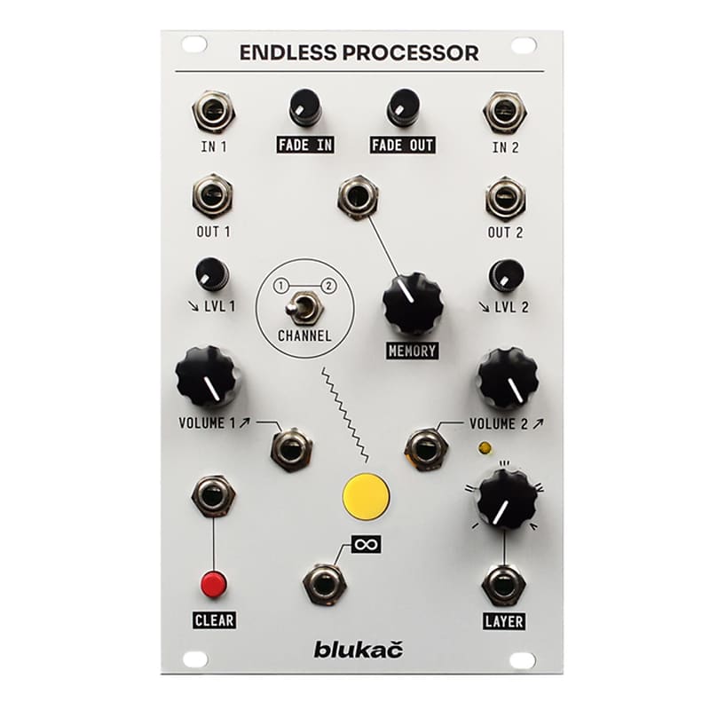 Blukac Instruments Endless Processor Eurorack Module (Silver) | Reverb