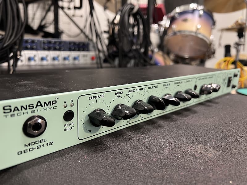 GED-2112 Geddy Lee SansAmp Rackmount Bass and Guitar Preamp | Reverb